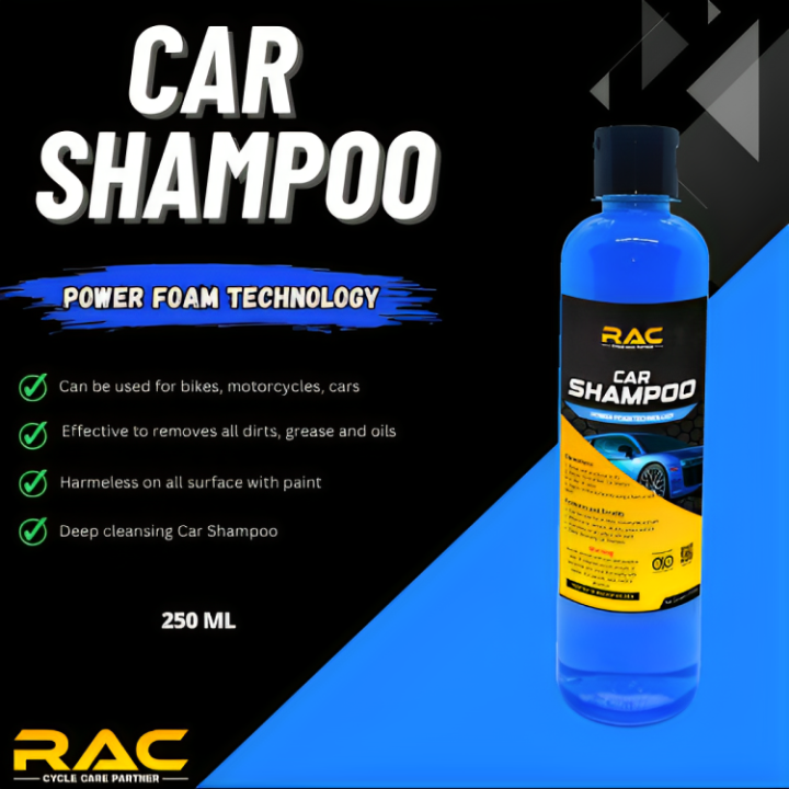 RAC Cycle Care 250ML Car Shampoo with Carnauba Wax | Lazada PH