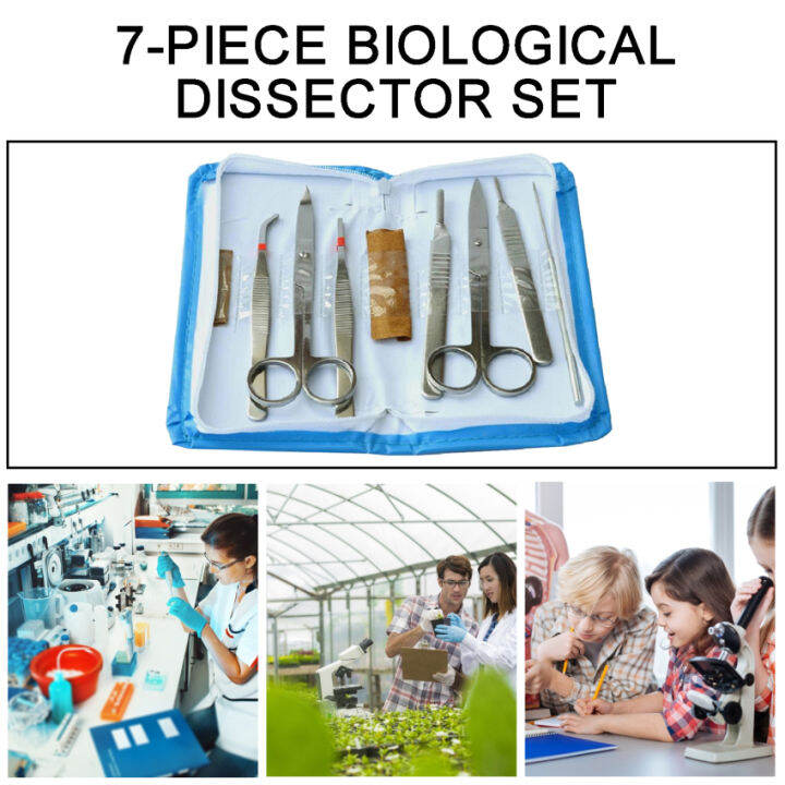 Stainless Steel Dissecting Dissection Set for Biology Student Lab Tools ...
