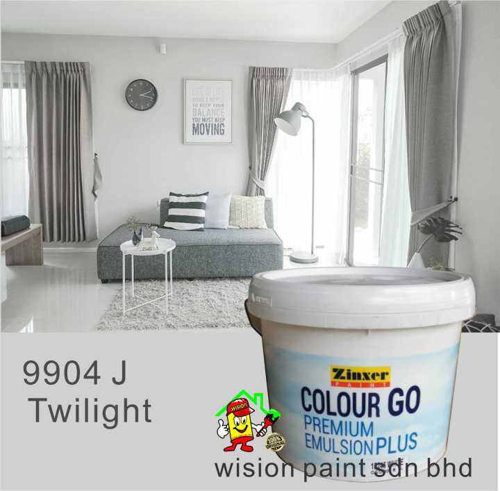 9904J TWILIGHTH 🔥Fast Delivery🔥 7L Zinxer Go Emulsion paint / wision ...