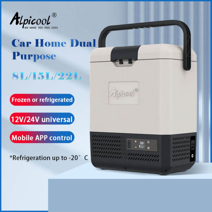 Alpicool fridge Car Refrigerator 8L/15L/22L Outdoor Portable Camping ...