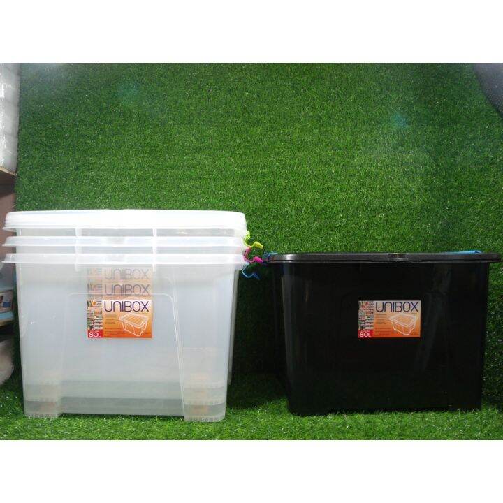 storage box #9832 80L Unibox Storage Box | Lazada PH