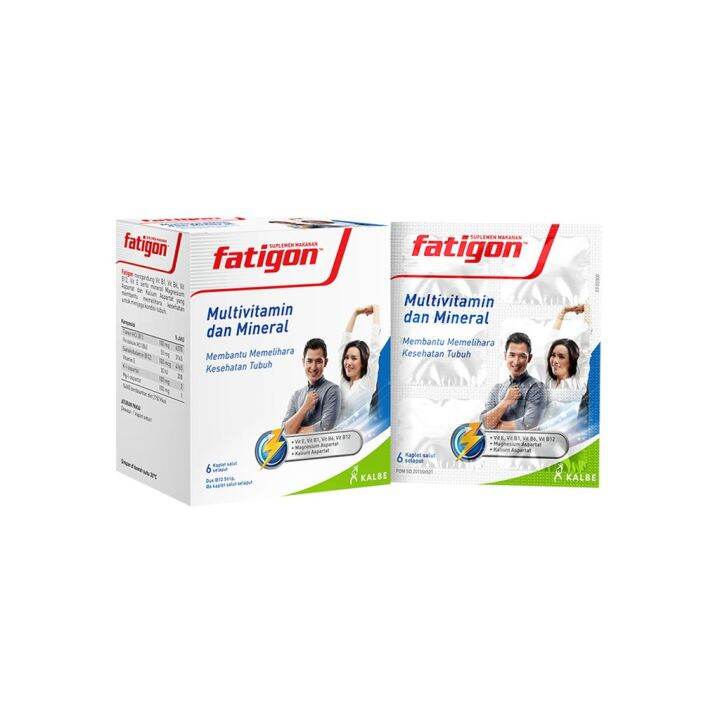 [BOX] Fatigon Multivitamin Fatigon Spirit 10 strip 6 tablet | Lazada ...