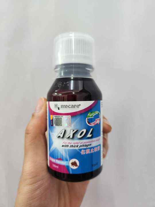 HOMECARE AXOL LIQUID COUGH SYRUP 100ML | Lazada