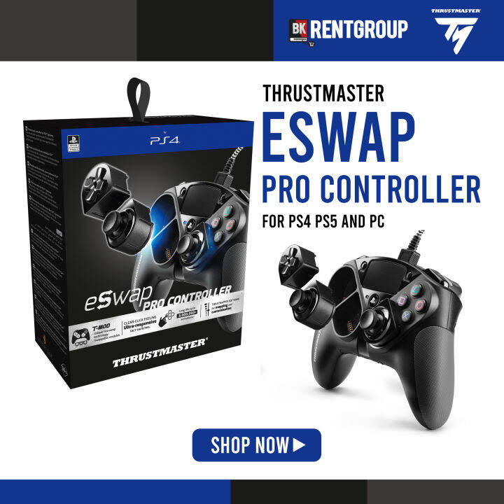 THRUSTMASTER ESWAP Pro controller PS4 Gaming Controller รับประกันศูนย์ ...