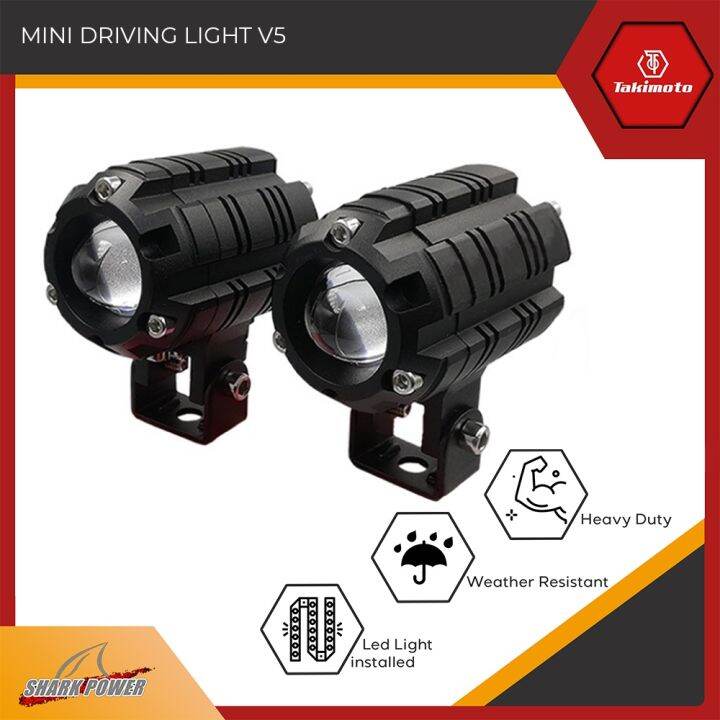 KT MiNi Driving Light v5 (3 Wires) low - yellow | High - White ColorKZ9 ...