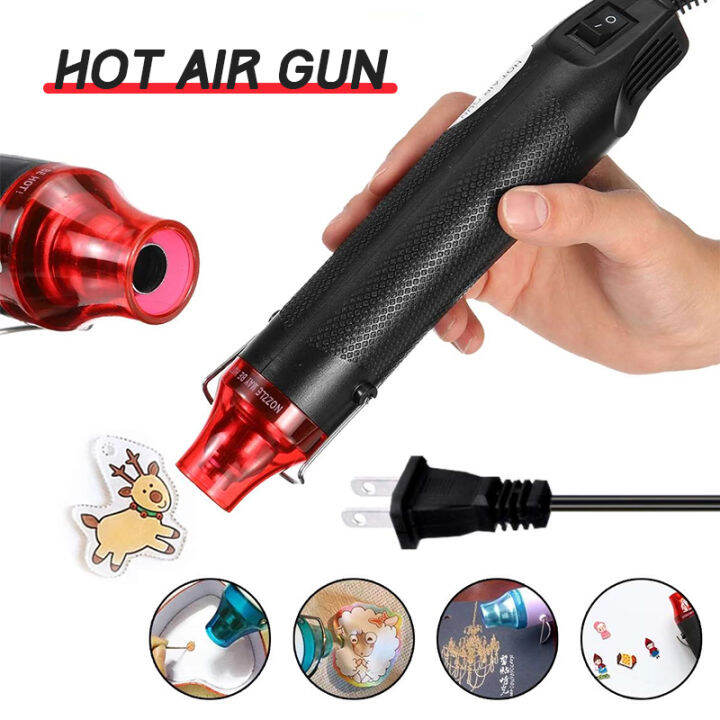 300W 220V Electric Hot Air Heat Gun Adjustable Temperature-controlled ...