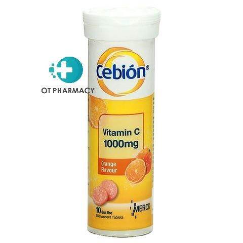 Cebion Effervescent Vitamin C 1000mg (Orange) 10's | Lazada