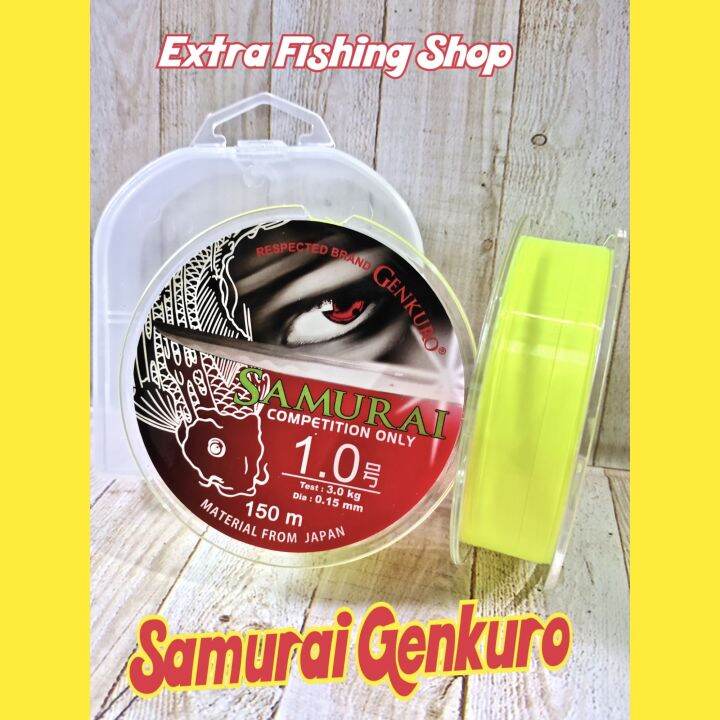 SENAR SAMURAI GENKURO WARNA KUNING TERANG dan PUTIH SUSU || SENAR KUAT ...