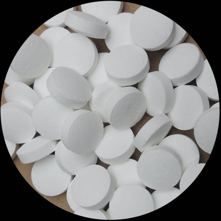 Chlorine-containing 84 disinfectant tablets in hypochlorous acid ...