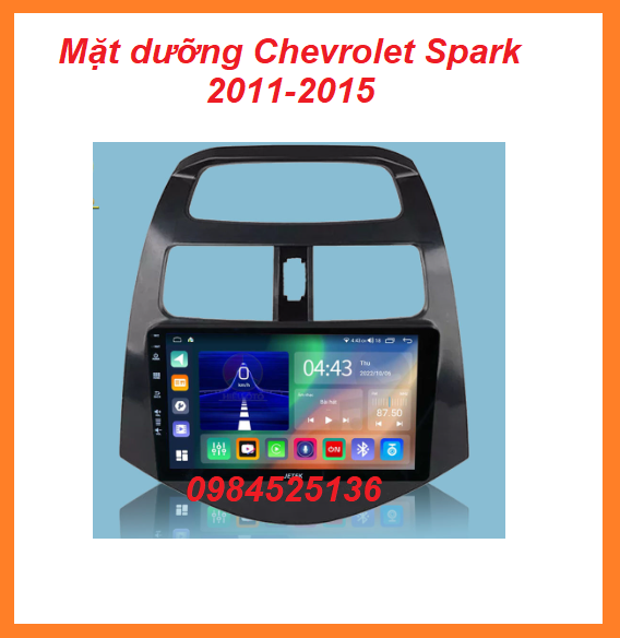 [Hỗ trợ lắp đặt] Mặt dưỡng Chevrolet Spark 2011-2015 có giắc zin theo ...