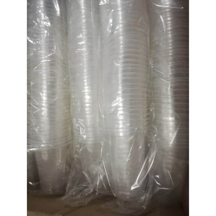 GELAS PLASTIK CUP AQUA/ GELAS KOPI/ISI 50PCS 220ML MERK BRAVO | Lazada Indonesia