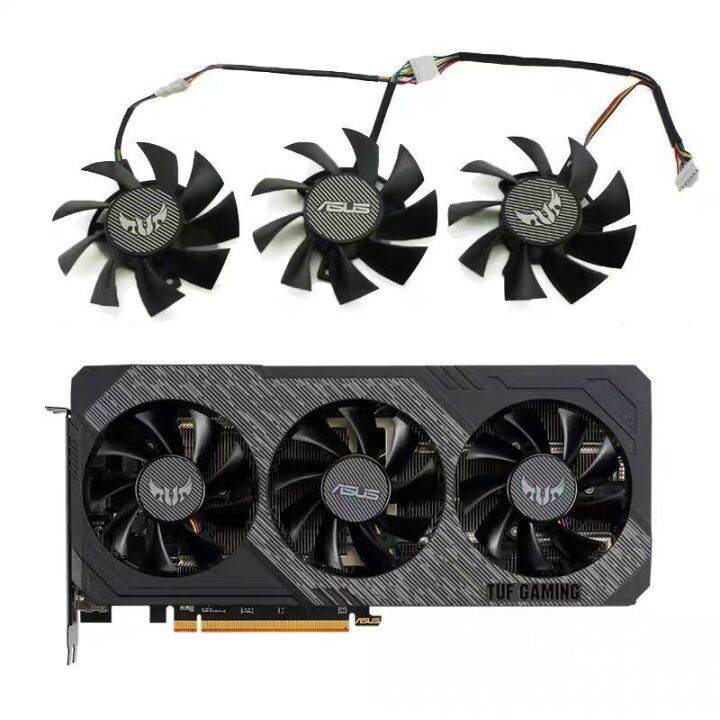 75mm FD8015U12D RX 5700 RX 5700 XT gpu cooler for ASUS GTX 1660 Ti 1660 ...