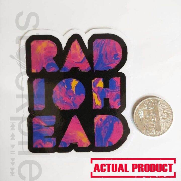 RADIOHEAD ROCK N ROLL BAND VINYL STICKERS | Lazada PH