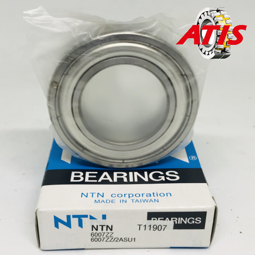NTN 6007ZZ 100% AUTHENTIC ( d-35.00mm x D-62.00mm x B-14.00mm ) Made In ...