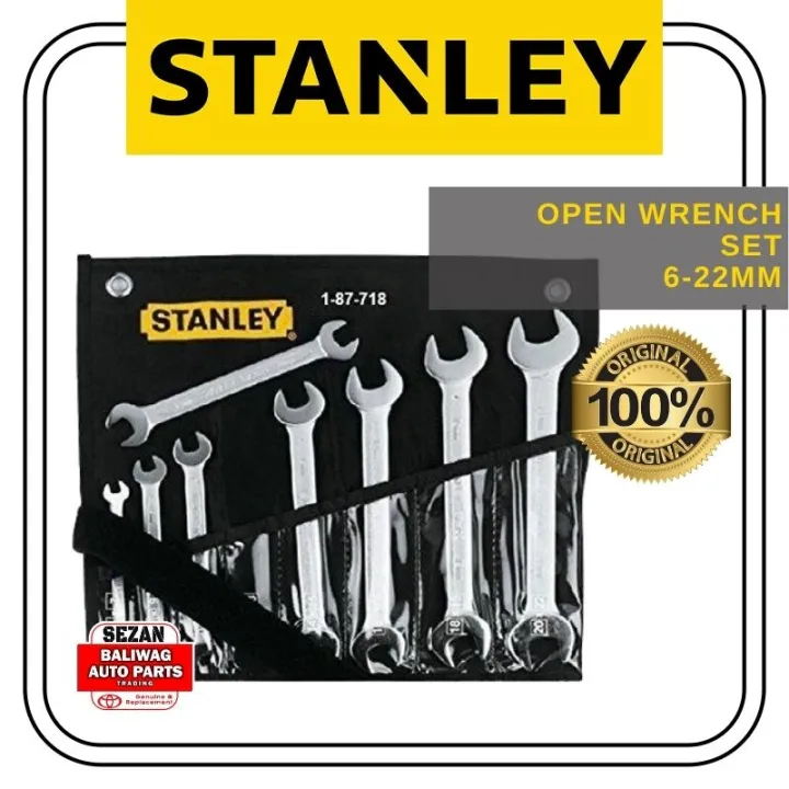 STANLEY OPEN WRENCH SET 6-22MM | Lazada PH