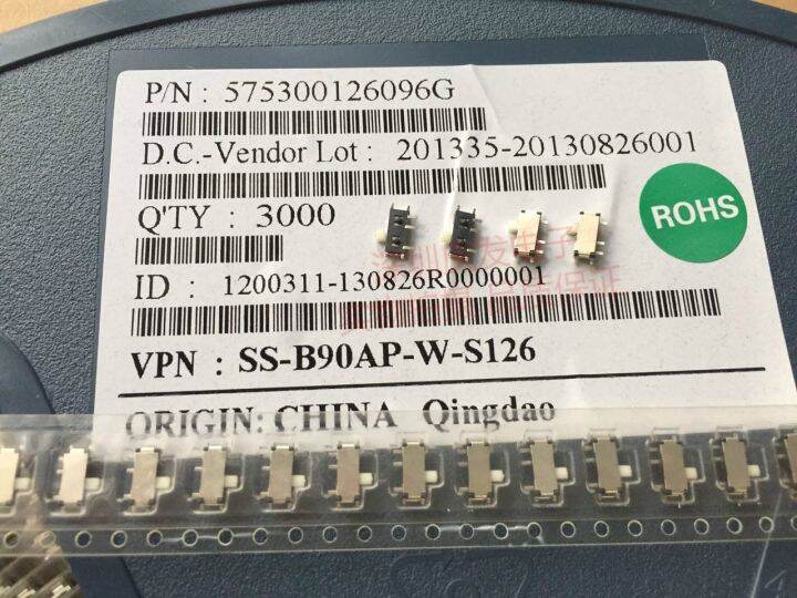 Original New 100 pull sliding switch power switch MSK 12C01 07 1P2T 7P ...