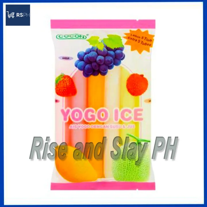 Cocon Yogo Ice Candy w/ Milk and Juice 450ml 10pcs Candy Jar For Sari ...