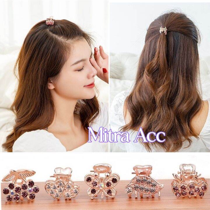 Jepit Jedai Mini Korea Bunga Mutiara / Jepitan Rambut Korea | Lazada ...