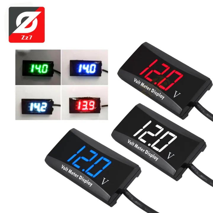 【NEW】 Zz7 Motorcycle Volt Meter Universal | Lazada PH