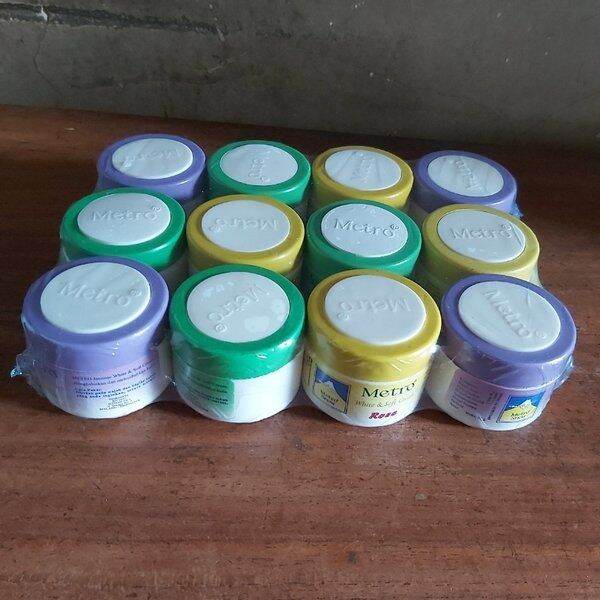 Metro Snow White and Soft Cream 35 gram 1 Pak isi 12 PCS / Pelembab ...