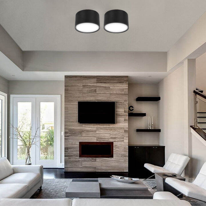 Led surface mounted downlight 3w7w12w18W circular ceiling hanging wire ...