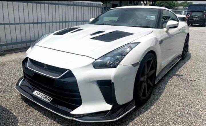 Nissan skyline gtr35 r35 gtr r 35 top secret bodykit body kit front ...