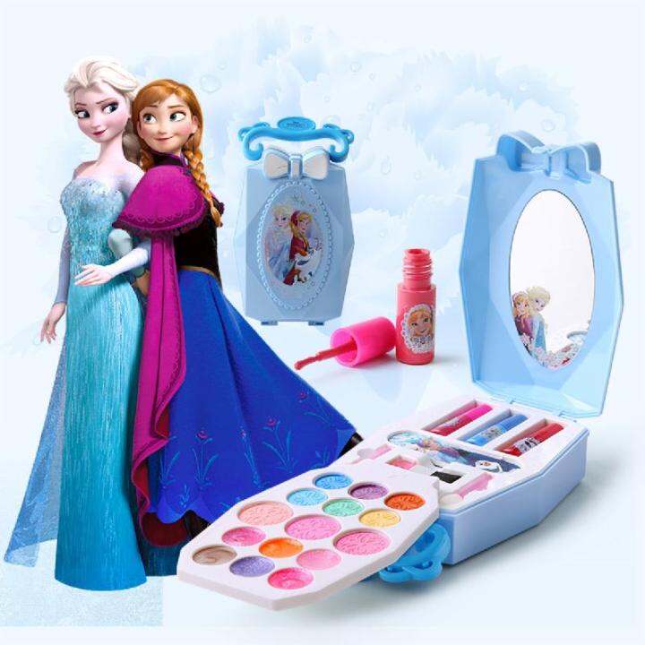 Disney Frozen Elsa Anna Olaf Snow White Princess Cosmetics Make Up Set ...