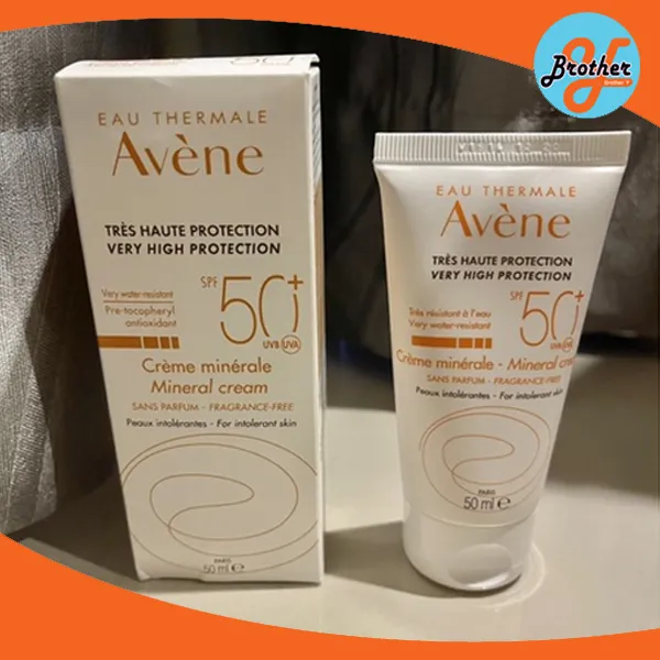 AVENE High Protection Mineral Cream SPF 50 Size: 50ml/100mlกันแดดมิเนอร ...