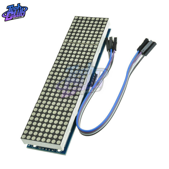 Electronic MAX7219 Dot Matrix Module single module driver 8x8 For Arduino Microcontroller 4 In ...