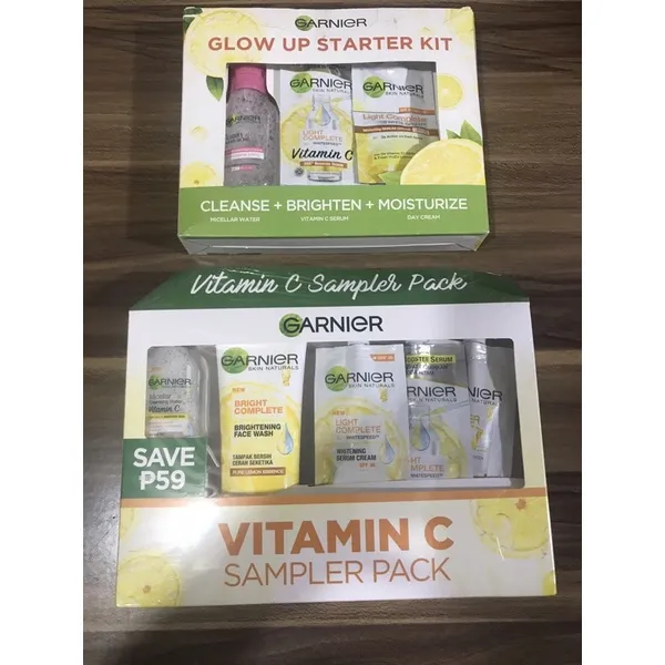 Garnier Glow up starter Kit | Lazada PH
