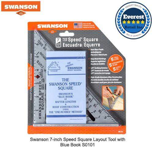 Swanson Tool 7-inch Speed Square Layout with Blue Book S0101 | Lazada PH
