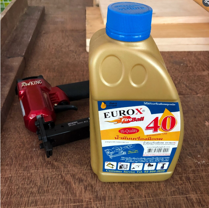EUROX น้ำมันเครื่องมือลม 1 ลิตร ใช้หล่อลื่นเพิ่มประสิทธิภาพเครื่องมือลมทุกชนิด เพื่องการช่าง ...