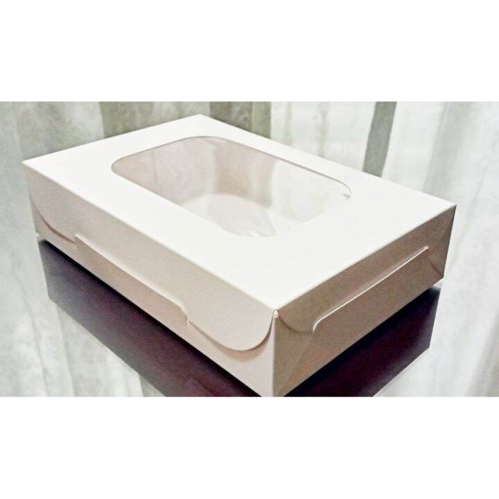 Pastry Box 6x9x2 with Window (20 sets / order)Lsp | Lazada PH