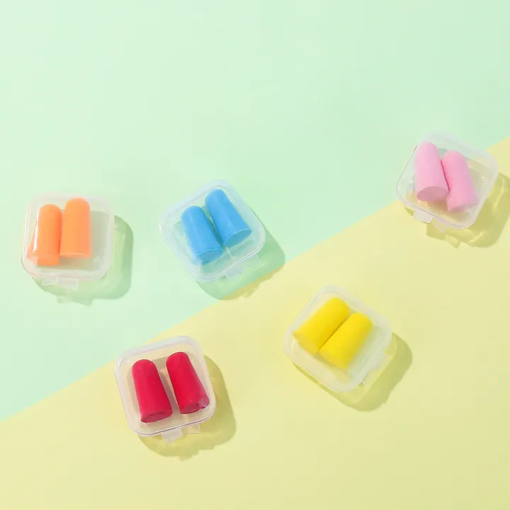 【HOMP】 Soundproof ที่อุดหูลดเสียงเสียงนอนหลับป้องกันฟองน้ำฝังปลั๊กอุดหู ...