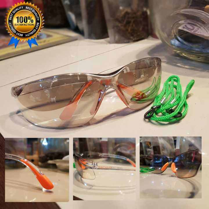Kacamata Safety GOSAVE Model Clear Mirror Anti Sinar UV Kacamata ...