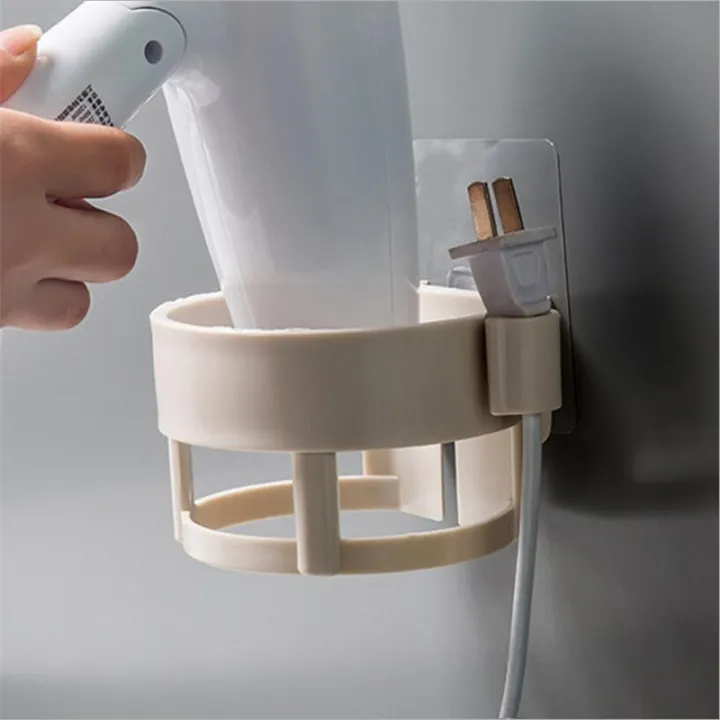 Wall-mounted Hair Dryer Holder | Lazada PH