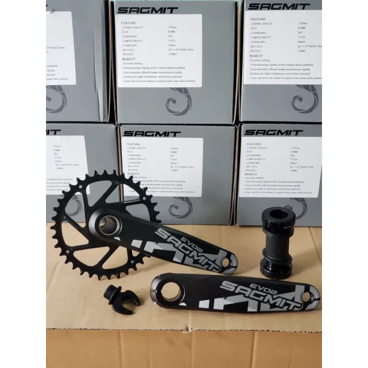 Philippine spot Crankset/Chainwheel Sagmit Evo 2 Hallowtech 34T/36T ...