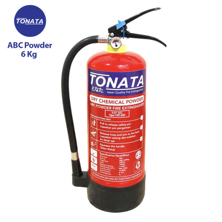 APAR 6 KG TONATA / ABC Powder / Set Komplit Alas | Lazada Indonesia
