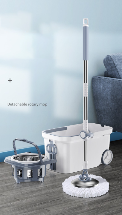 HEAVY DUTY Spin floor map with stainless basket and 4 extra ...