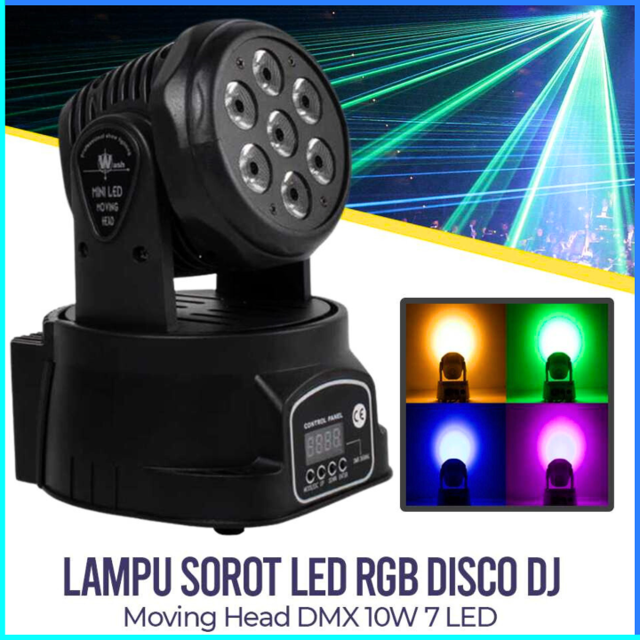 PENGIRIMAN JAKARTA SHEHDS Lampu Sorot LED RGB Spotlight DMX512 150W ...
