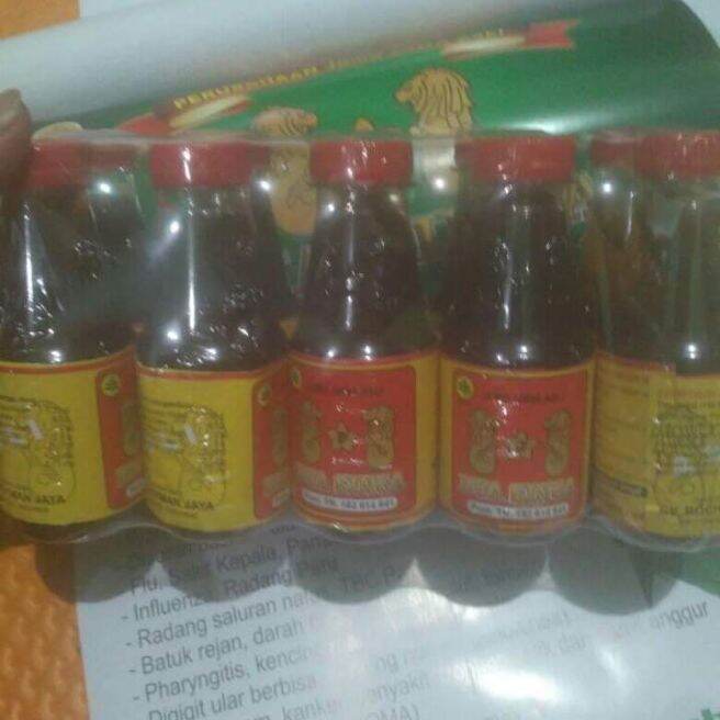 JAMU JAWA ASLI HERBAL CAP DUA SINGA original 150ml 10 botol ORI ...