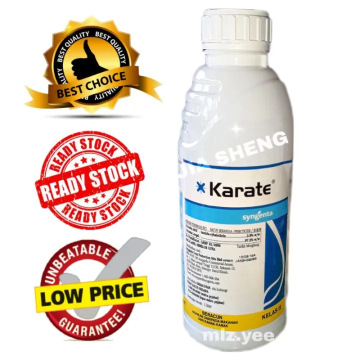 Sygenta Karate 1L Racun Serangga Insecticide Ulat Pengorek Buah Bena Hijau lambda cyhalothrin ...