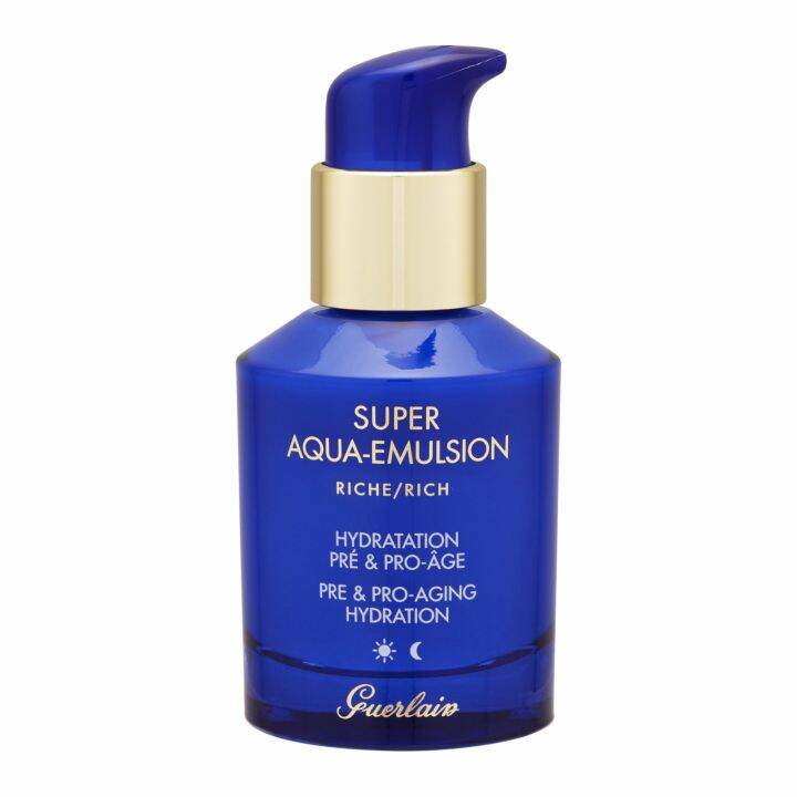 Guerlain Super Aqua-Emulsion Rich 50ml,1.6oz Pre & Pro-Aging Hydration ...