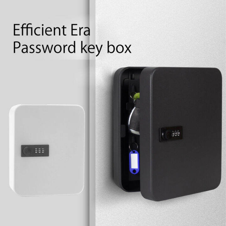 Key Safe Box Security Office Combination Lock Storage Cabinet Metal Car ...