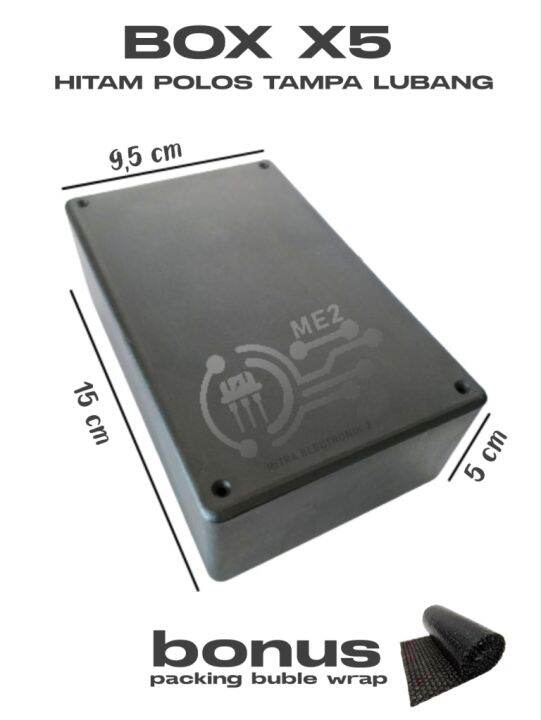 BOK BOX RAKITAN MULTI FUNGSI PLASTIK HITAM TEBAL X5 MULTI PROJECT ...