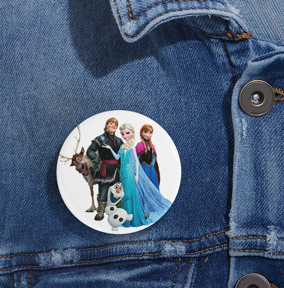 Kids Character Button Pins 58mm - Frozen | Lazada PH