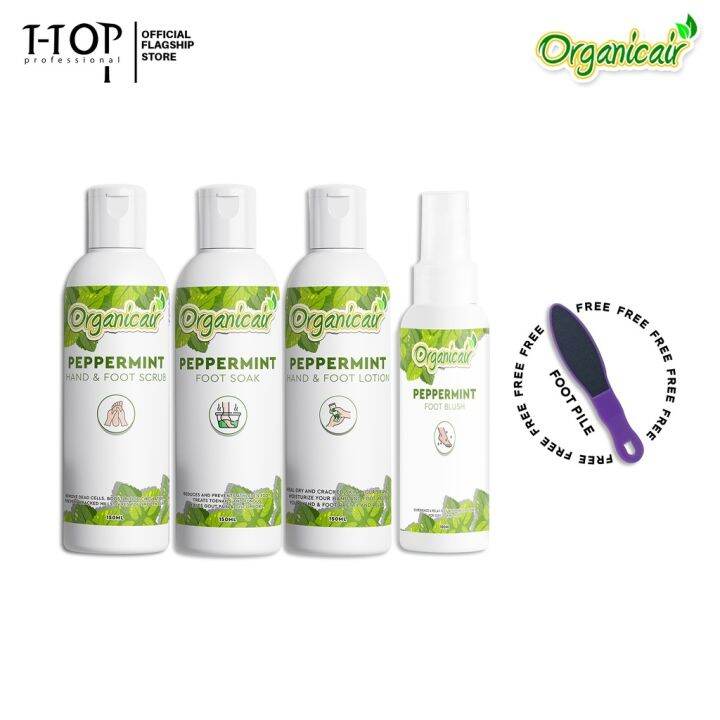【COD】 MAYFAIR/ORGANICAIR FOOT CARE SET (foot soakfoot scrubhand foot ...