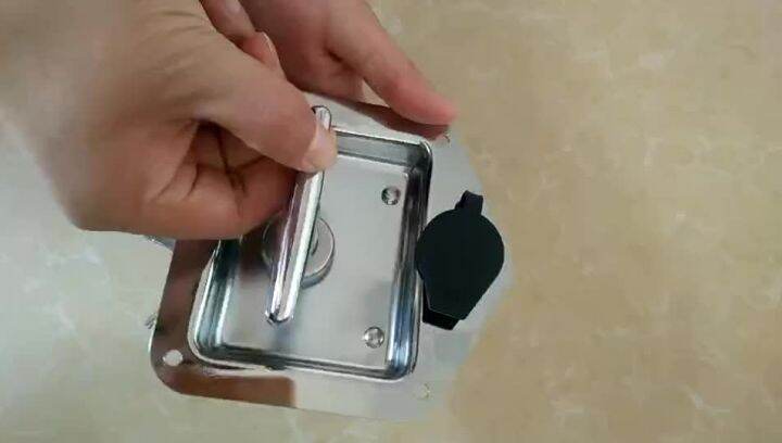 Trailer Door for LATCH T-Handle Lock Stainless Steel Keys Folding T ...