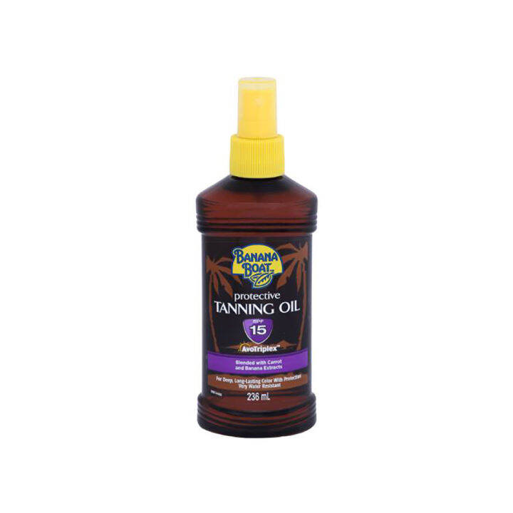 Banana Boat Tan Protect Oil SPF15 236ml | Lazada.co.th