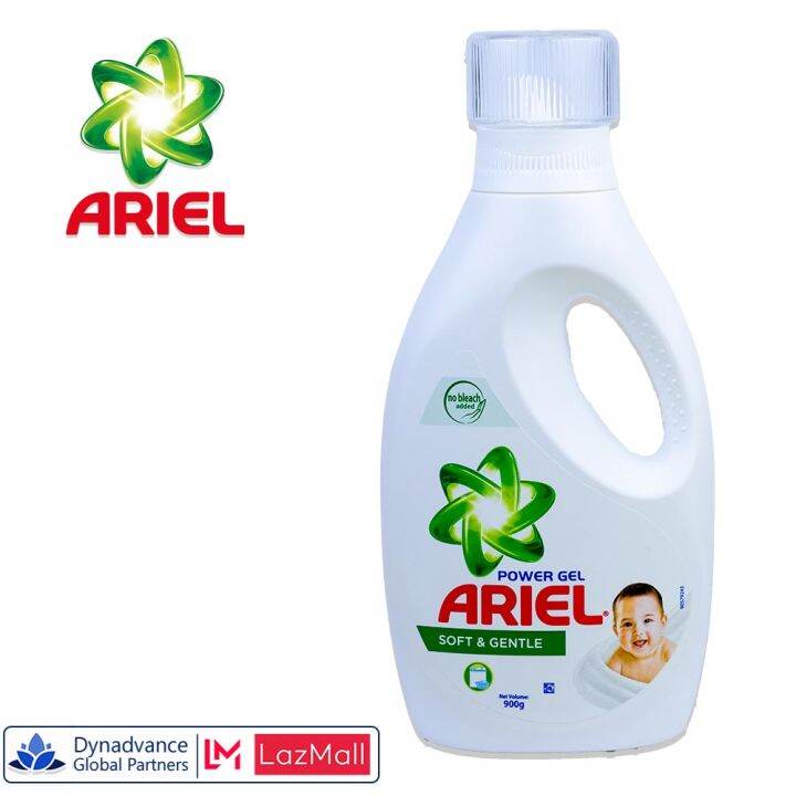 Ariel Power Gel [900g] Sunrise Fresh Liquid Detergent Soft & Gentle ...
